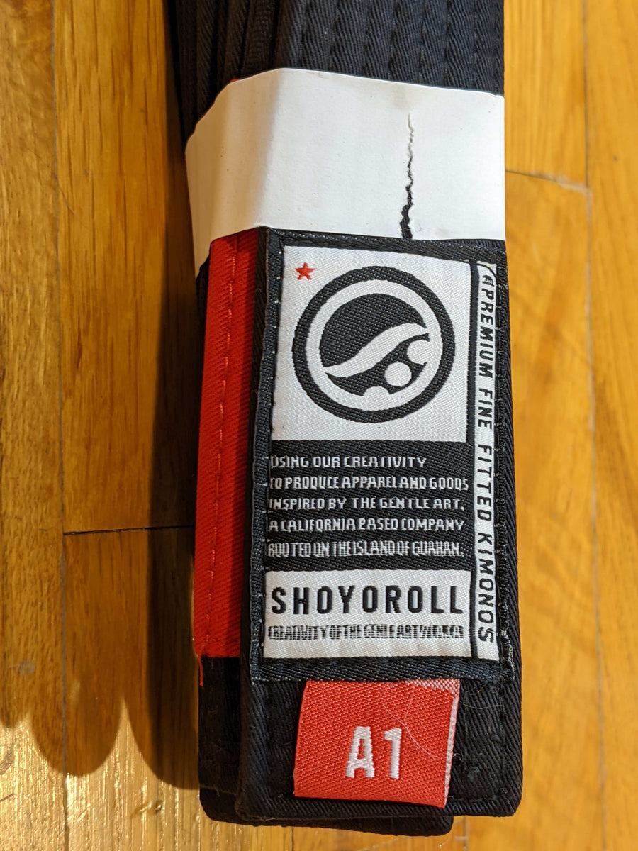 Shoyoroll Old School Black Belt • Black • A1 • BRAND NEW – BJJ Gi Seller