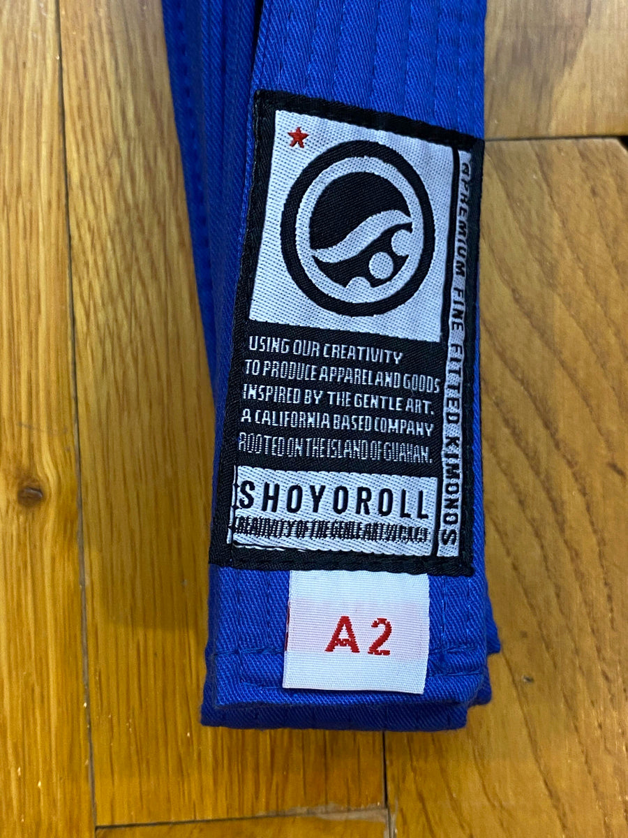 Shoyoroll Old School Blue Belt • Blue • A2 • BRAND NEW – BJJ Gi Seller