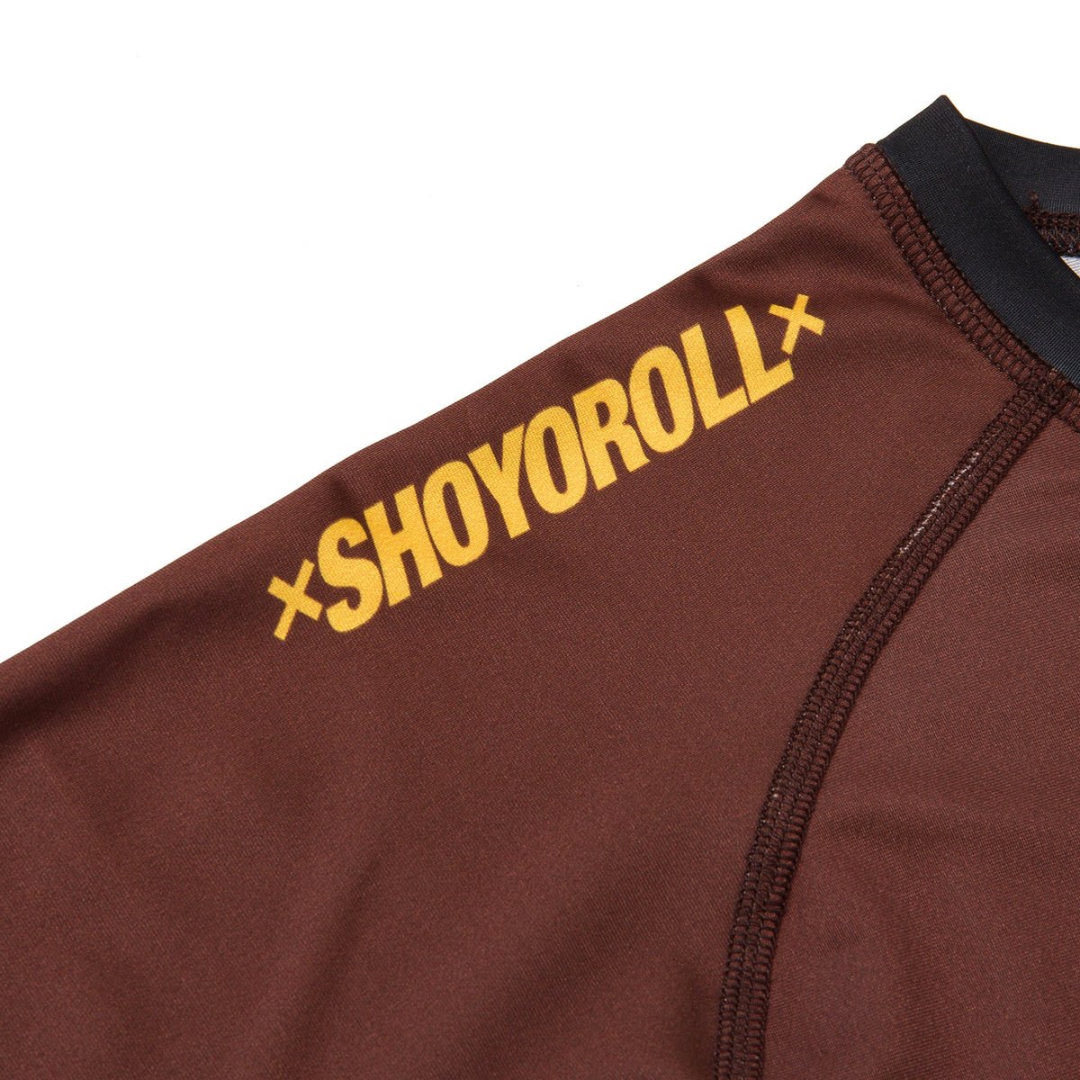 Shoyoroll 2022 Ranked Rash Guard SS • Brown • Large (L) • BRAND NEW ...