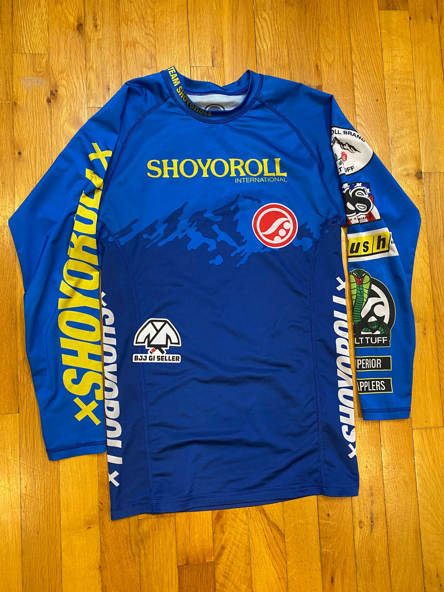 Shoyoroll Stampede Rash Guard LS • Blue • Medium (M) • BARELY USED ...